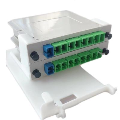 中国 FTTH 光ファイバー機器 1x4 1x8 1x16 1X32 SC APC UPC G657A PLC スプリッターとコネクタ 販売のため