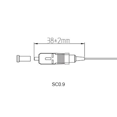China FTTX 0.9mm/2.0mm/3.0mm Kit de conector de fibra óptica de modo simples SC APC por rede à venda