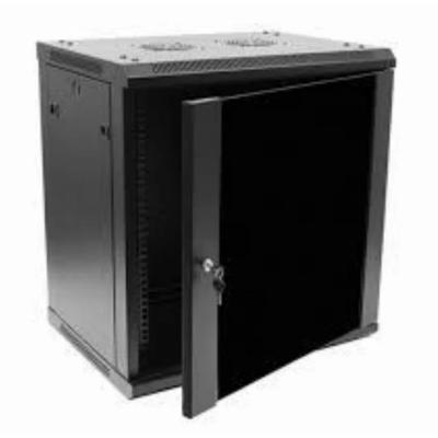 China Armário de rack de rede avançado de 12U montado na parede para equipamentos de fibra óptica e servidores à venda