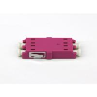 China FTTH OM4 Multimode Duplex Optical LC Fiber Optic Adapter with Insertion Loss ≤0.3dB for sale