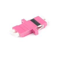 China Ferrule Type OM4 Fiber Adapter for Fast FTTH Optical Multimode Duplex DX LC Connection for sale