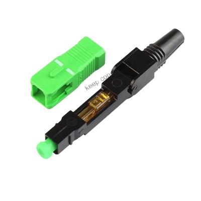 Cina Fibra ottica SC APC connettore per apparecchiature FTTH UPC ge perdita di ritorno dB Pin Face UPC/APC in vendita
