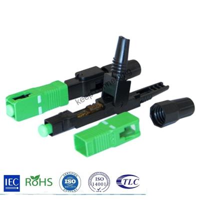 Cina Fibra ottica SC APC connettore per apparecchiature FTTH UPC ge perdita di ritorno dB Pin Face UPC/APC in vendita