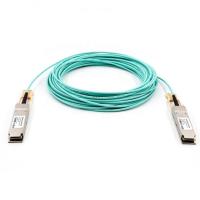 China 100Gbps QSFP28 AOC Patch Cord Fiber Optic Cable for Fast and Secure Data Transfer for sale
