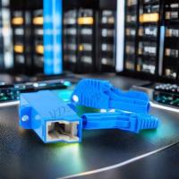 China FTTH E2000 APC/UPC Simplex SM Fiber Optic Adapter with and Low Insertion Loss ≤0.3dB for sale