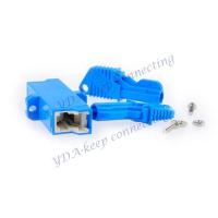 China FTTH Network E2000 APC/UPC Simplex SM Fiber Adapter with Good Temperature Stability for sale