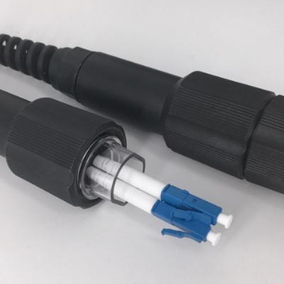 中国 FTTHファイバーモジュール LCコネクタ PA66 防塵 耐久性のある黒色 販売のため