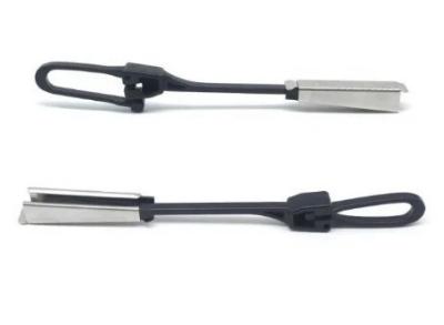 Cina FTTH Nylon e Metal Flat Wire Fiber Optic Cable Clamp con materiale di nylon Introduzione in vendita