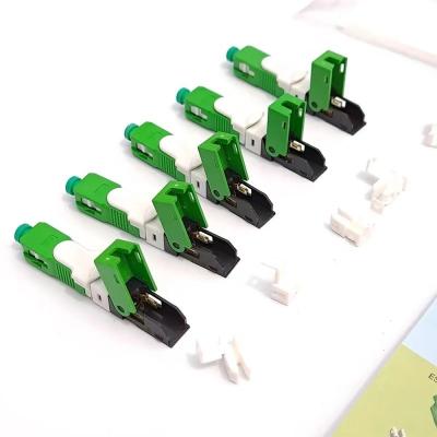China G651 G652 G657 SC/APC SC/UPC Conector rápido de fibra óptica com resistência à tração de 20 N e 5 à venda