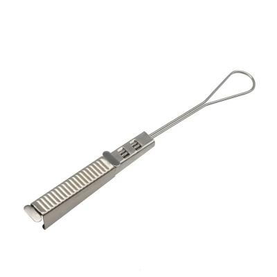 Cina 1.5KN Capacità di carico SS201 SS304 Material Fiber Optic Cable Clamp for Overhead in FTTH in vendita
