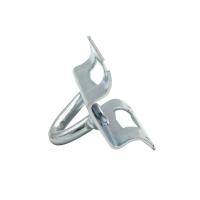 China Wire Clamp Cable Clamps for Ftth Fiber Optic Cable Pull Down Wire Breaking Load 15 Kn for sale