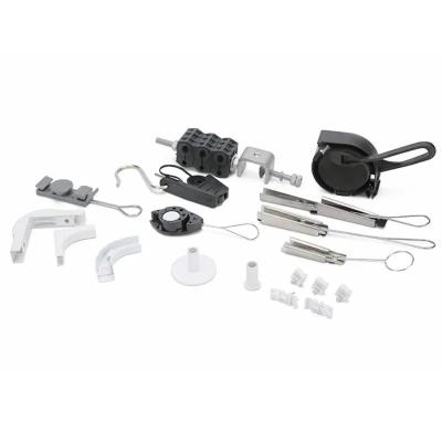 Cina 2-6mm XS-A08O FTTH Round Drop Cable Fiber Optic Clamp per cavi abbonati flessibili in vendita