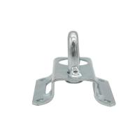 China Single Band Post Mounting Anchor Clamp for FTTH Fiber Optic Cable Wire Clamp Bracket for sale