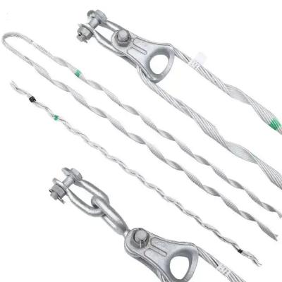 China Personalizar ADSS Pre-torcido alambre OPGW abrazadera de cable óptico para el FTTH versátil FTTX en venta