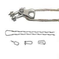 China Customize ADSS Pre-twisted Wire OPGW Optical Cable Clamp for Versatile FTTX FTTH for sale