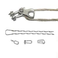 China Customize ADSS Pre-twisted Wire OPGW Optical Cable Clamp for Versatile FTTX FTTH for sale