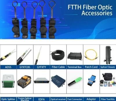 Cina 0.5-1.5kn Clampo in fibra di fibra di fibra di fibra di fibra di fibra di fibra ottica di 201 o 304 Nylon in vendita