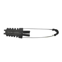 China Black Plastic Wedge Wire Clamp The Perfect Solution for FTTX Suspension Cable Testing for sale