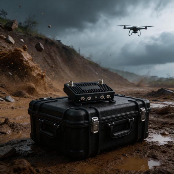 Quality Integrated UGV Communication Radio Suite Long Range C2 And High Speed Video Data for sale
