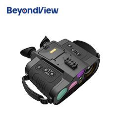 China IR5222 Handheld Thermal Binocular with Uncooled 1280×960/12µm Infrared 4 Mega Pixels Visible Light and 912×684/12µm Low Light Cameras for sale