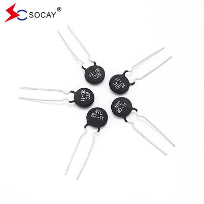 China SOCAY Temperature Senso  Power NTC Thermistor MF72-SCN3D-11 3Ω 11mm Wide Resistance Range for sale