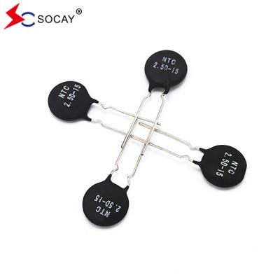 Cina SOCAY High Accuracy Temperature Sensor NTC Thermistor MF72-SCN2.5D-15 2.5ohm 15mm in vendita