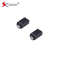 China SOCAY SS15A 1A 50V Schottky Barrier Rectifier Diode DO-214AC SMA for sale