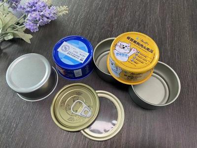 China 110 ml D65*34mm lata de papel de alumínio para alimentos para animais de estimação para cães, gatos ou outros animais à venda