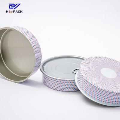 Στρογγυλή Τροφή Τσιμέντο συσκευασία 99x27mm Τσιμέντο κονσέρβες τροφίμων 180ml εξατομικευμένο