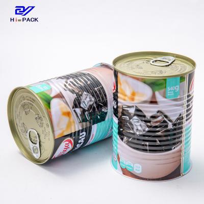 China 700ml Tall Round Tin Containers D83mm Milk Powder Tin Can For Baby Formula Food for sale