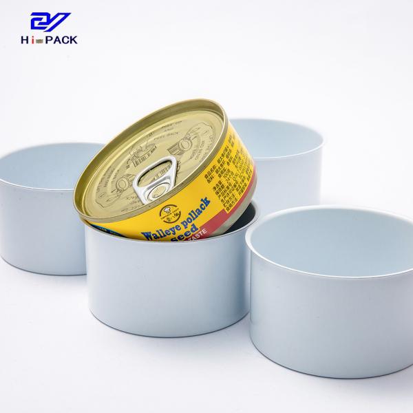 Quality Two Piece Empty Tuna Can Packed 180ml Tuna Fish Can D73*44mm for sale