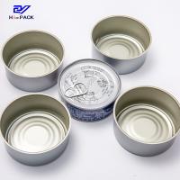 Quality 150ml Metal Can Tuna Can Packed With Tuna , Beef , Meat for sale