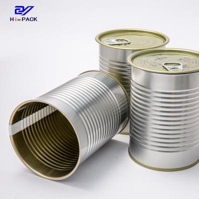 China Voedselveiligheid Ronde blikdoos 700 g 800 g 900 g Blokblik met aluminium deksel Te koop