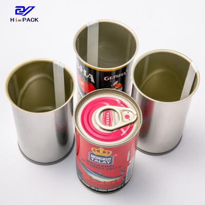 China Embalagem de alimentos em lata de prata 80g Embalagem de alimentos em lata personalizada for sale