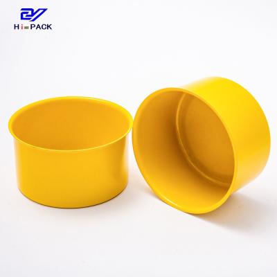 China Round Container For Cigarette Packing Factory Made 50g 80g 100g Volume With Lid for sale