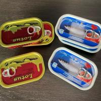 Quality Empty Square Tinplate Jar Packing For Seafood , Fish , Meat for sale