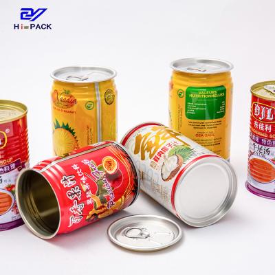 Caneta de lata de frutas personalizada D53*133mm D53*145mm D53*163mm D65*113mm 250ml 280ml 310ml 330ml ISO9001 SGS