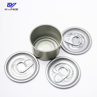 Cina La scatola di carne bovina personalizzabile 60ml Volume 65*27mm Dimensione 2 pezzi La scatola di latta per alimenti Salsa carne tonno Pesce pesce alimenti per animali domestici e durevole in vendita