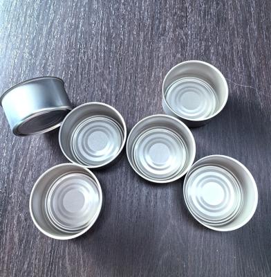 중국 식품 산업용 맞춤형 톤 틴 캔 D83*44 180g-250g 부피 0.19mm 두께 ISO9001 및 SGS 인증 판매용