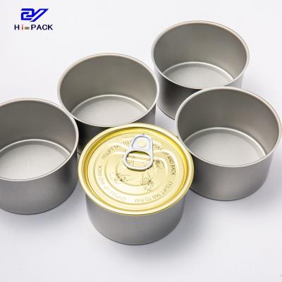 China 150ml Empty Metal Can Tuna Can Packed With Tuna , Beef , Meat Supplier for sale