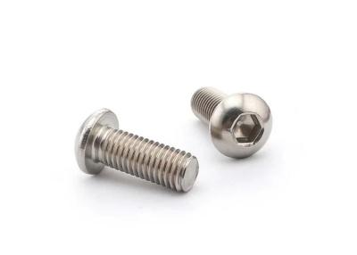 China 8.8 Hex Socket Mushroom Head Bolt Natural Silver For Door And Window for sale