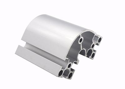 China Heavy Weight Industrial Aluminium Corner Profile Silver Anodized GB Standard for sale