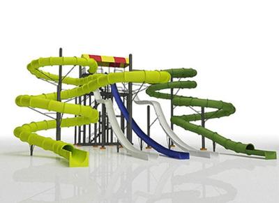 Китай Скольжение воды стеклоткани взрослого Aqua высокоскоростное, огромные длинние скольжения спирали продается