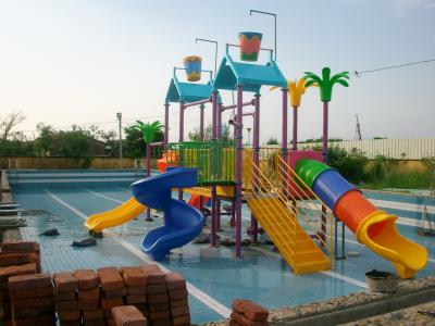中国 子供のガラス繊維の水のしぶき屋外水公園、家族のための水運動場 販売のため