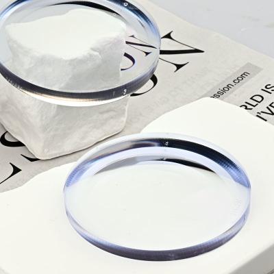 China Best-Selling RX Optical Eyeglass Lenses High-Index Aspheric Plano-Convex Single Vision Lenses with HMC Available in Gray, Green, White; Made of Resin (CR39) for sale