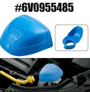 Cina 6V0955485 Copertina del serbatoio del liquido del parabrezza auto in plastica blu per lavatrice di vetro per Audi VW SKODA in vendita