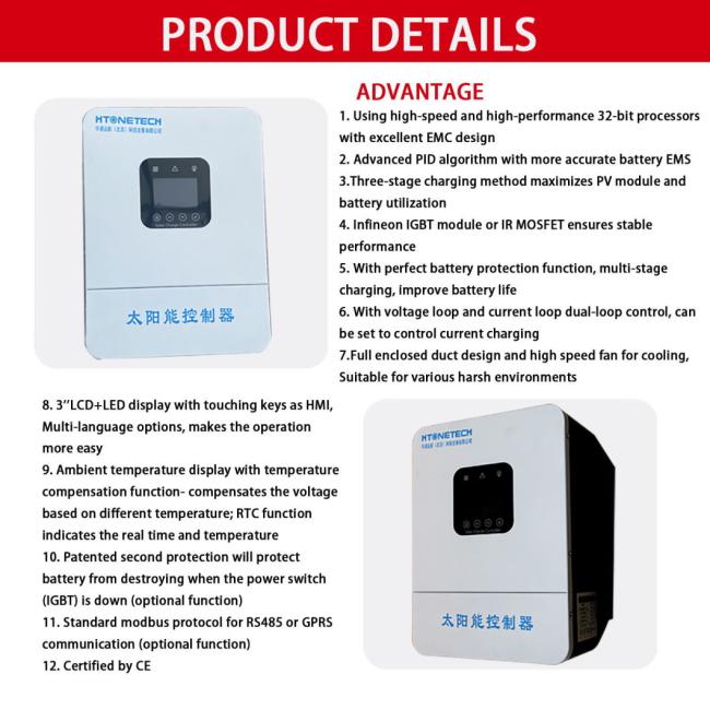 MPPT Solar Power Generator Controller System Charge Home Industry Power Energy with Industry
