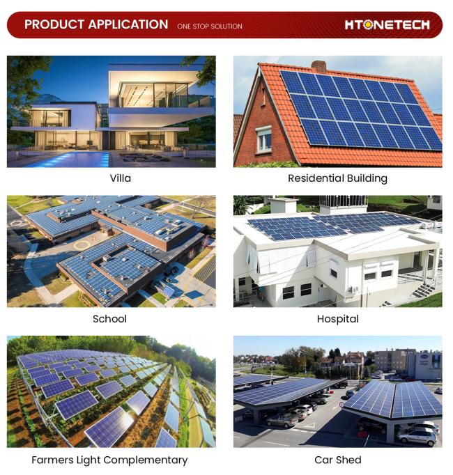 Htonetech Monocrystalline Solar Panels 100 Manufacturing Inverter for Solar and Wind China Heavy Duty Solar Power System with Super Silent Diesel Generator 8kVA