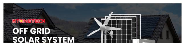 Htonetech Industry Good Price off Grid Solar System Complete Kit Manufacturers China 49kw Solar Energy System with WiFi