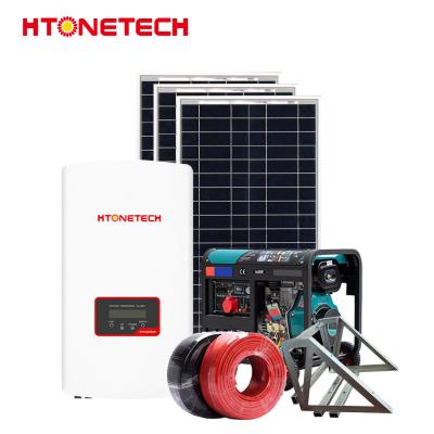 Cina Sistemi di energia solare ibrida da 150W e 18V con generatore diesel da 2 kW in vendita
